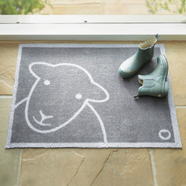 Herdy Hug Rug 'Hello' - Grey