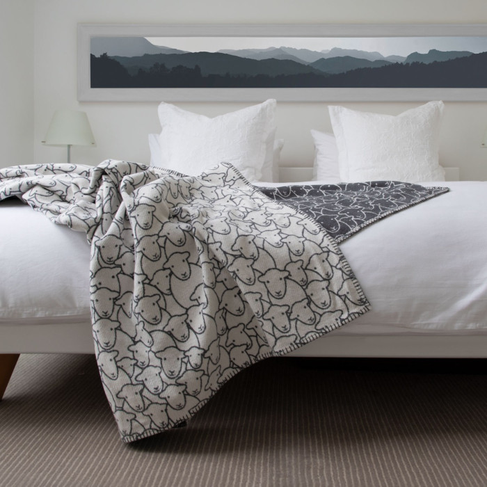 Large grey throw store